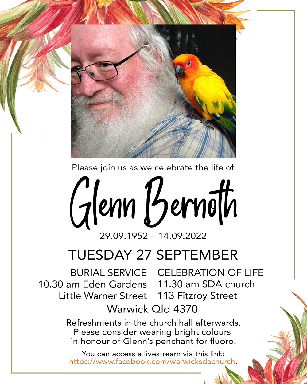 Bernoth, Glenn – Carnarvon Funeral Services